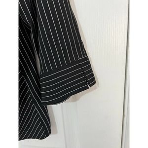 Fred David | Tops | Fred David Stretch Womens Long Sleeve Striped ...